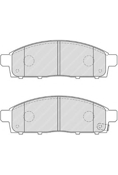 Ferodo Fdb4023 On Fren Balatası L200 2,5Dı-D 05/06-->