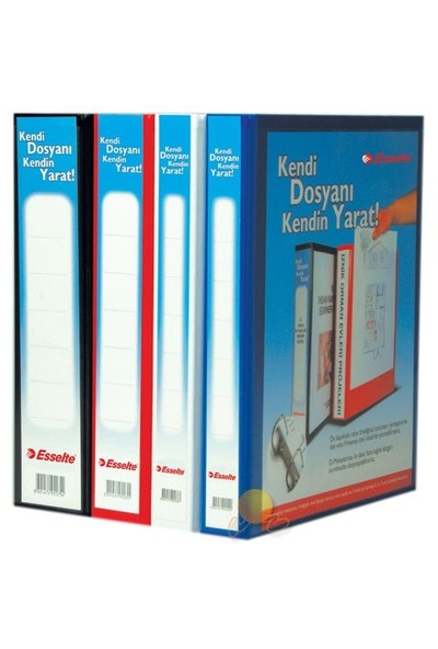 Esselte 4 D Mekanizmalı Klasör 70 mm A4 - Beyaz