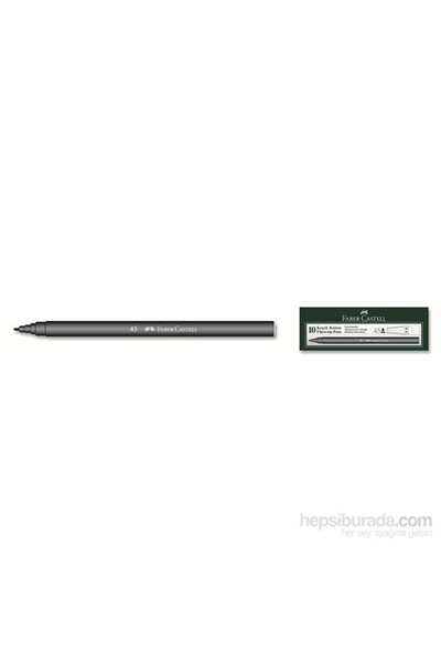 Faber-Castell Keçeli Kalem Siyah 10'lu(5061155002) Faber-Castell Keçeli Kalem Siyah 10'lu(5061155002)