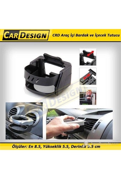 CRD Araç İçi Bardak ve İçecek Tutucu