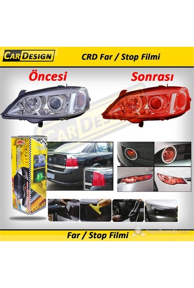 CRD Far / Stop Filmi KIRMIZI 30 cm x 10 Metre (Rulo) CRD Far / Stop Filmi KIRMIZI 30 cm x 10 Metre (Rulo)