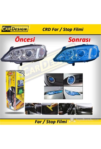 CRD Far / Stop Filmi MAVİ 30 cm x 10 Metre (Rulo) CRD Far / Stop Filmi MAVİ 30 cm x 10 Metre (Rulo)