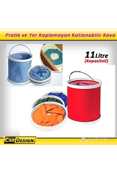 CRD Su Sızdırmaz Kova Kompakt Katlanabillir (11 Litre )