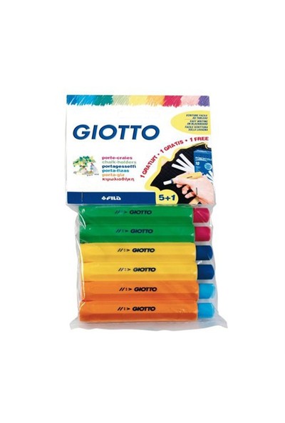 Giotto Tebeşir Tutacağı Askılı 6'Lı Poşet 692300 Giotto Tebeşir Tutacağı Askılı 6'Lı Poşet 692300