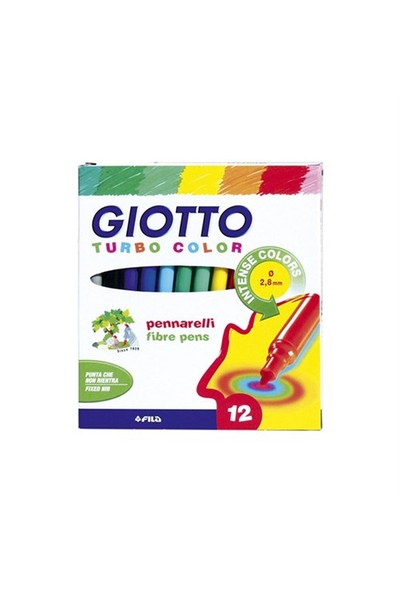 Giotto Keçeli Kalem Turbo Color 12 Renk 416000 Giotto Keçeli Kalem Turbo Color 12 Renk 416000