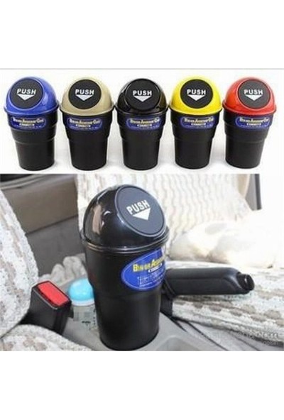 Buffer Sigara Dumanını Hapseden Kova Çöp Kutusu & Küllük