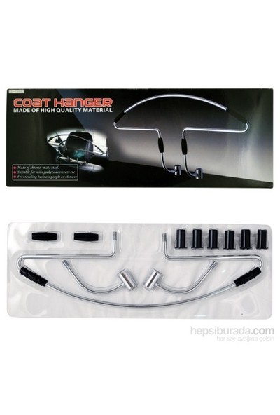 Borup Krom OTO Elbise Askılığı