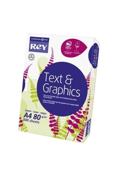 Rey Text&Graphics (A4 160 Gr. 250'li) Fotokopi Kağıdı Rey Text&Graphics (A4 160 Gr. 250'li) Fotokopi Kağıdı