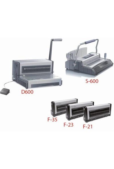 Qupa D600 3'lü Elektrikli,Plastik ve Tel Spiral Cilt Makinası Qupa D600 3'lü Elektrikli,Plastik ve Tel Spiral Cilt Makinası
