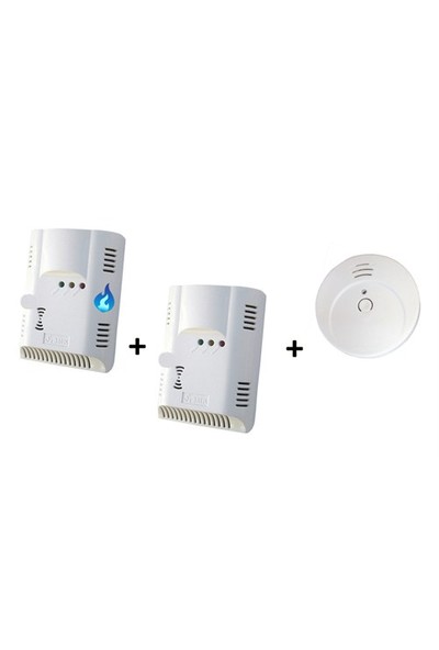 3MK Gaz Dedektörü Set 1 (Karbonmonoksit + Doğalgaz + Pilli Duman Dedektörü) 3MK Gaz Dedektörü Set 1 (Karbonmonoksit + Doğalgaz + Pilli Duman Dedektörü)