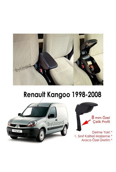 Bylizard Renault Kangoo 98-2008 Kol Dayama Kolçak Siyah