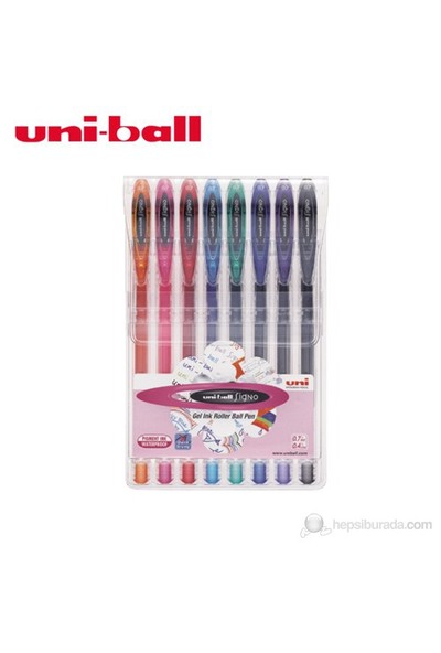 Uni-ball Signo Jel Mürekkepli Kalem 8'li (UM-120) Uni-ball Signo Jel Mürekkepli Kalem 8'li (UM-120)