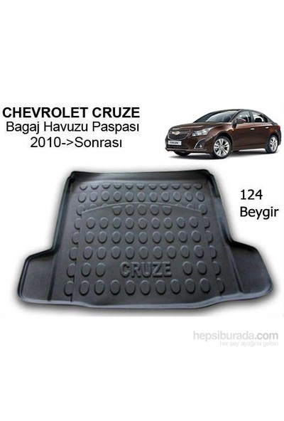 Chevrolet Cruze 124 Beygir Bagaj Havuzu Paspası
