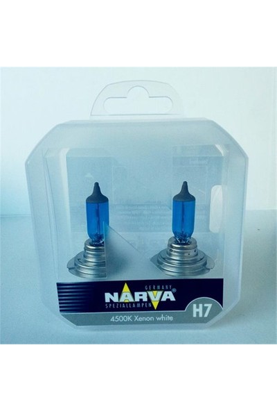 Narva H7 4500K Xenon White Ampul Takım 48607 Narva H7 4500K Xenon White Ampul Takım 48607