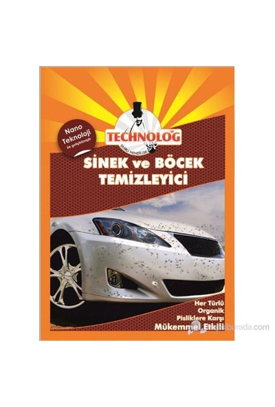 Technolog Sinek Böcek Temizleme Mendili 09n011 Technolog Sinek Böcek Temizleme Mendili 09n011