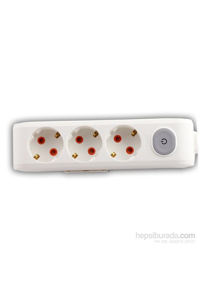 Viko 3Lü Anahtarlı Topraklı Ups