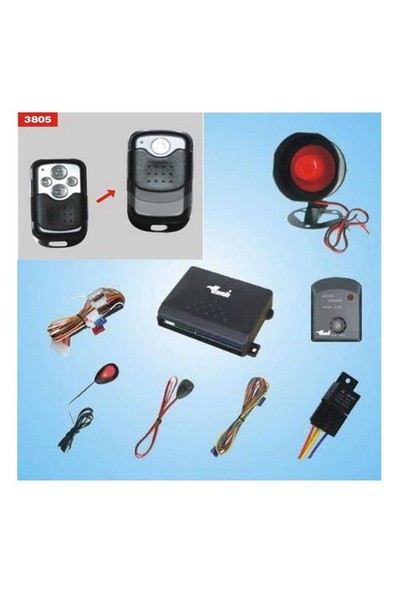 Inwells Alarm Universal Metal Kumandalı 653805 Inwells Alarm Universal Metal Kumandalı 653805