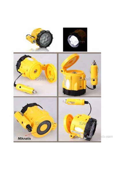 ModaCar 7 Ledli Seyyar Lamba Mıknatıslı 57a041 ModaCar 7 Ledli Seyyar Lamba Mıknatıslı 57a041