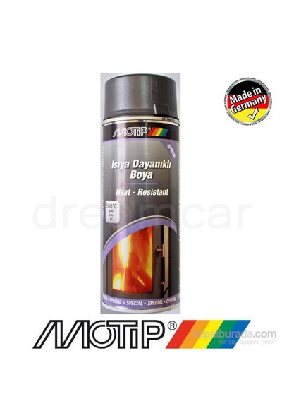 Motip Gri 600°C Isıya Dayanıklı Boya 400 Ml. Made in Germany 420146