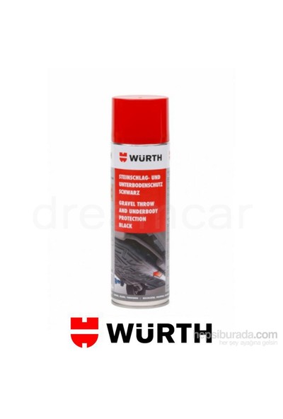 Würth Siyah Darbe Koruyucu Pütür Spreyi 500 Ml. Made In EU Würth Siyah Darbe Koruyucu Pütür Spreyi 500 Ml. Made In EU