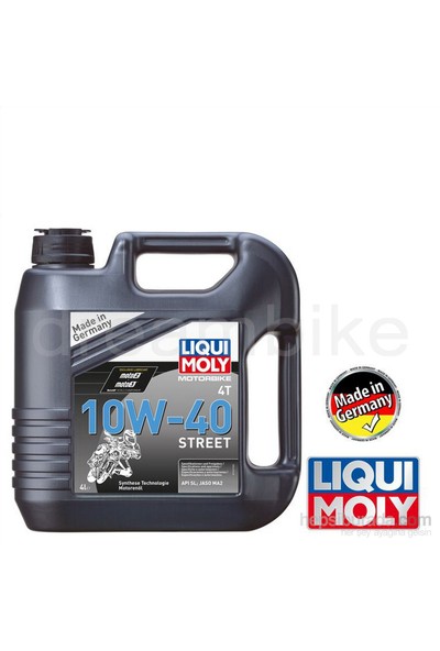 Liqui Moly 10W-40 Street Motor Yağı 4 Lt. Made in Germany 1243 Liqui Moly 10W-40 Street Motor Yağı 4 Lt. Made in Germany 1243