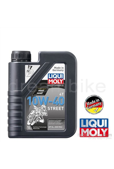 Liqui Moly 10W-40 Street Motor Yağı 1 Lt. Made in Germany 1521 Liqui Moly 10W-40 Street Motor Yağı 1 Lt. Made in Germany 1521
