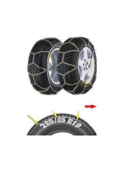 Crb X Tip Patinaj Önleyici Zincir 600031 Grup 5