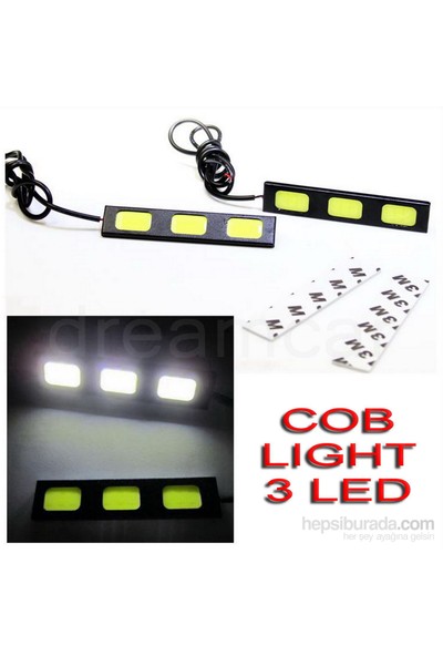 Dreamcar 3 Led Cob Beyaz Gündüz Ledi 2 Adet 5652001 Dreamcar 3 Led Cob Beyaz Gündüz Ledi 2 Adet 5652001
