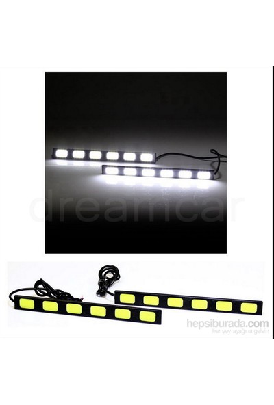 Dreamcar 6 Led Cob Beyaz Gündüz Ledi 2 Adet 5652301 Dreamcar 6 Led Cob Beyaz Gündüz Ledi 2 Adet 5652301