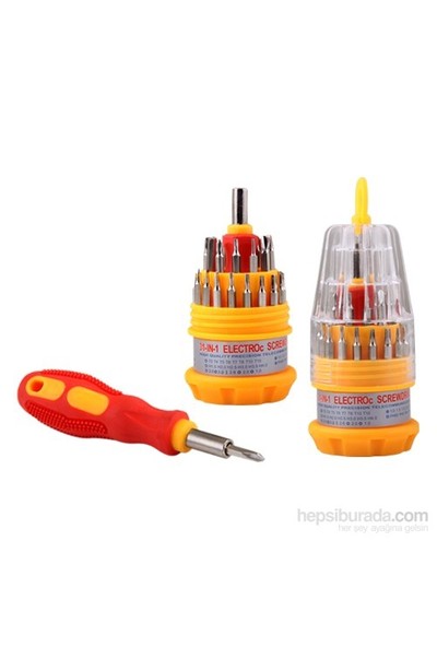 AutoCet Mini Tornavida Seti (31 Parça) 3431a