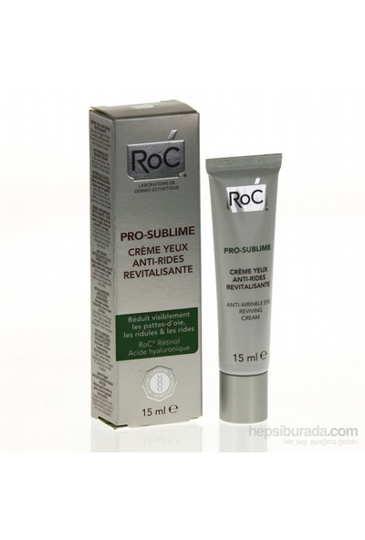 Roc Pro-Sublime Anti-Wrinkle Kırışık Karşıtı Göz Kremi 15 Ml Roc Pro-Sublime Anti-Wrinkle Kırışık Karşıtı Göz Kremi 15 Ml