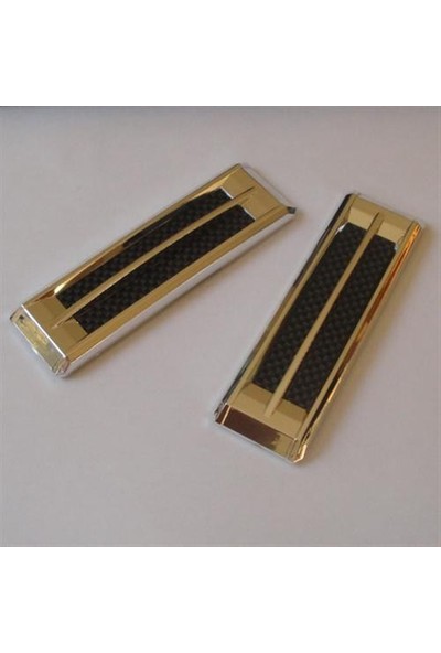 Dreamcar Krom Dekoratif Havalandırma Yapışkanlı 6'lı 80163