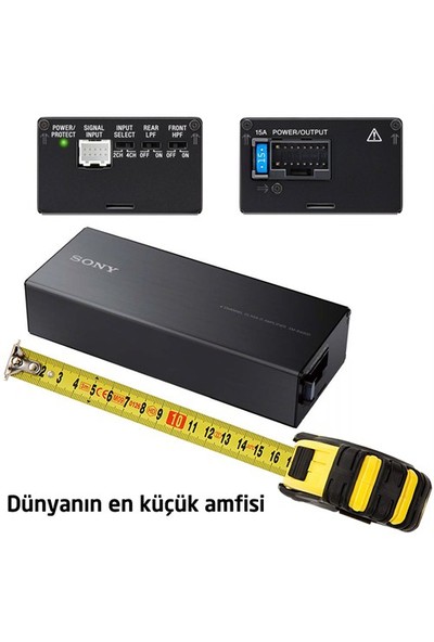 Sony XM-S400D 4 Kanal Amplifikatör Sony XM-S400D 4 Kanal Amplifikatör
