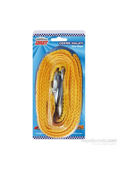 Autokit Çekme Halatı 2Ton-3,6 Mt
