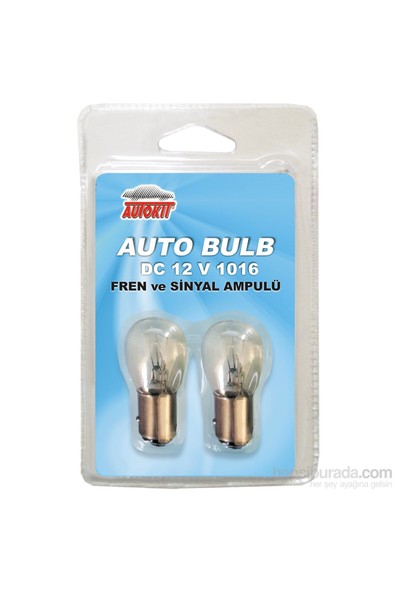 Autokit 12 V 1016 Ampul 2 Li Set Autokit 12 V 1016 Ampul 2 Li Set