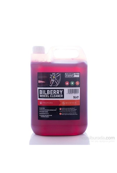 Valet Pro Bilberry Wheel Cleaner - Konsantre Ph Nötr Jant Temizleyici 5 L Valet Pro Bilberry Wheel Cleaner - Konsantre Ph Nötr Jant Temizleyici 5 L