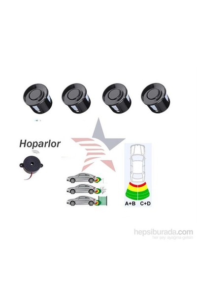 Inwells SES İKAZLI Park Sensörü 4 lü Arka Koruma 348862 Inwells SES İKAZLI Park Sensörü 4 lü Arka Koruma 348862