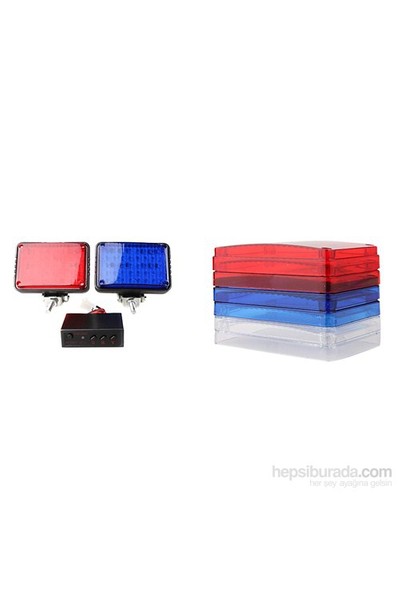 ModaCar TYPE-R 2 x 40 ar Ledli Fonksiyonel Flaş Lamba ModaCar TYPE-R 2 x 40 ar Ledli Fonksiyonel Flaş Lamba