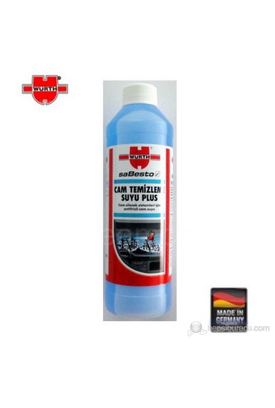 Würth Konsantre Cam Suyu Plus 1000 ml. Made in Germany 02332840