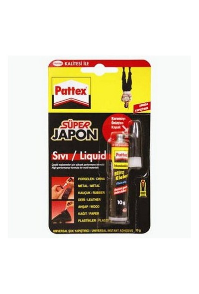 Pattex Süper Japon Glue Hızlı Yapıştırıcı 10 gr. 040220 Pattex Süper Japon Glue Hızlı Yapıştırıcı 10 gr. 040220