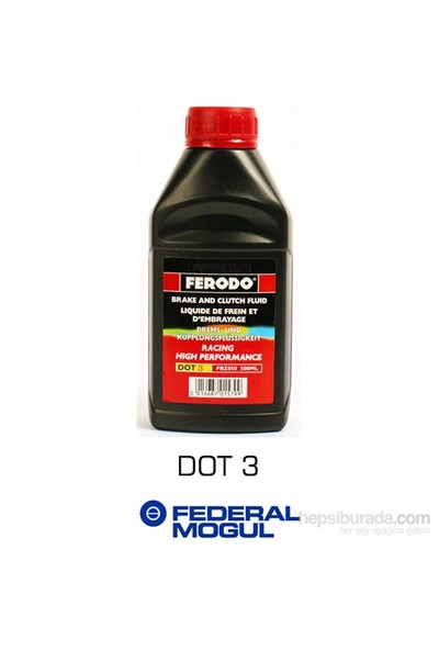 Ferodo DOT3 Fren Hidrolik Yağı 652045 Ferodo DOT3 Fren Hidrolik Yağı 652045