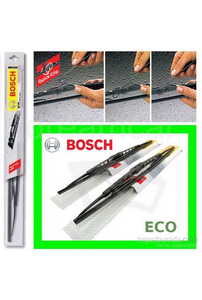 Bosch Eco 550 mm.x2 Ad. Universal Quick-Clip Telli Grafitili Silecek Takım 3397005163 Bosch Eco 550 mm.x2 Ad. Universal Quick-Clip Telli Grafitili Silecek Takım 3397005163
