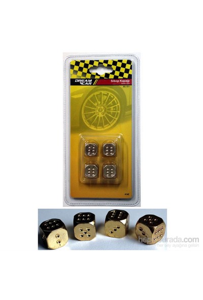 Dreamcar Altın Zar Sibop Kapağı 4'lü Set 8010104