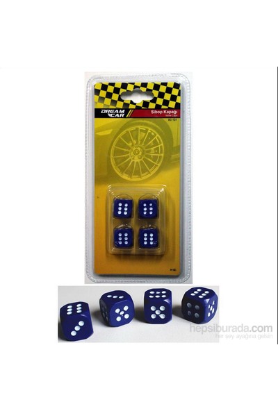 Dreamcar Lacivert Zar Sibop Kapağı 4'lü Set 8010107