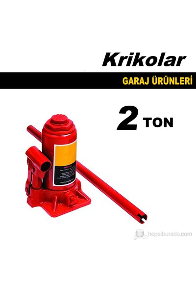 Kriko Hidrolik şişe Tip 2 Ton 40034 Kriko Hidrolik şişe Tip 2 Ton 40034