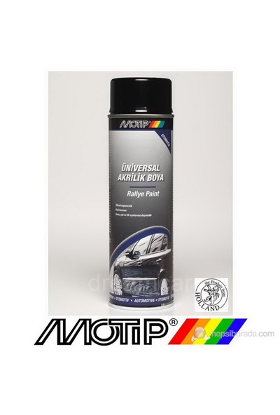 Motip Universal Mat Siyah Akrilik Boya 500 Ml. Made in Holland 04313028 Motip Universal Mat Siyah Akrilik Boya 500 Ml. Made in Holland 04313028