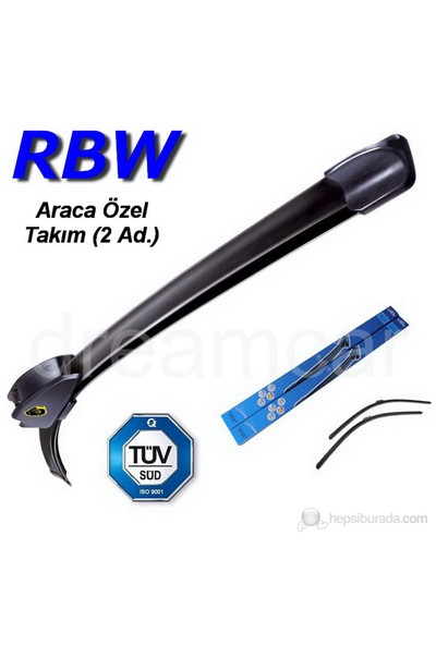 Rbw Ford Focus 2006 ve Sonrası İçin Muz Silecek Takım 660 mm+430 mm 90351 Rbw Ford Focus 2006 ve Sonrası İçin Muz Silecek Takım 660 mm+430 mm 90351
