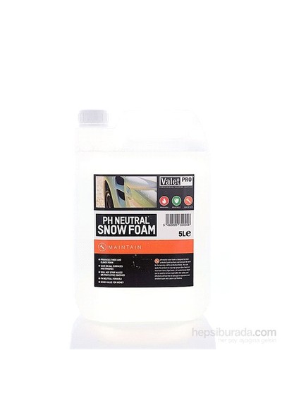 Valet Pro pH neutral Snow Foam - Konsantre Ph Nötr Yıkama Köpüğü 5 L Valet Pro pH neutral Snow Foam - Konsantre Ph Nötr Yıkama Köpüğü 5 L