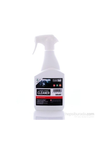 Valet Pro Classic Carpet Cleaner - Kumaş Taban ve Koltuk Temizleyici Sprey 500 ml Valet Pro Classic Carpet Cleaner - Kumaş Taban ve Koltuk Temizleyici Sprey 500 ml