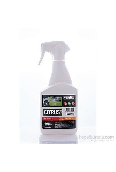 Valet Pro Citrus Bling - Sprey Hızlı Cila 500 ml Valet Pro Citrus Bling - Sprey Hızlı Cila 500 ml